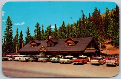 Postcard CO Colorado Monarch Crest House Monarch Pass 50s-60s Cars CO03 ...
