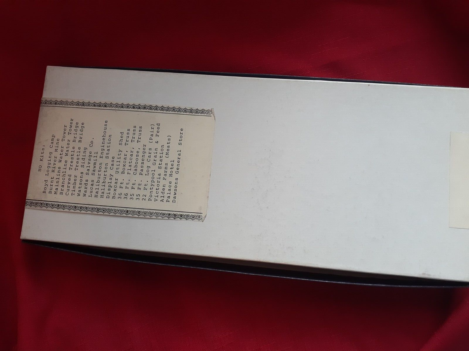 Vintage John Rendall HO Scale Model Kit Haliburton Enginehouse sealed ...