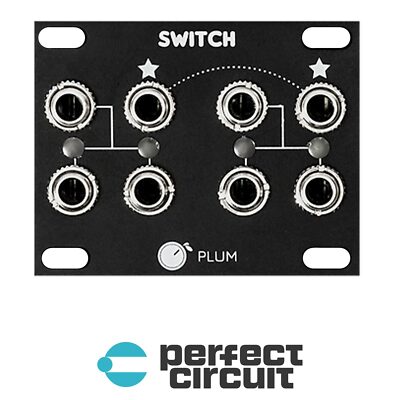 Plum Audio SWITCH 1U Signal Router (Black) EURORACK - NEW - PERFECT ...