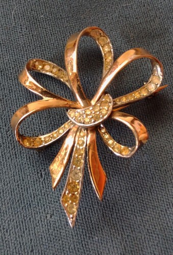 Vintage Marcel Boucher Sterling Silver Brooch Pin Signed 2071 bow ...