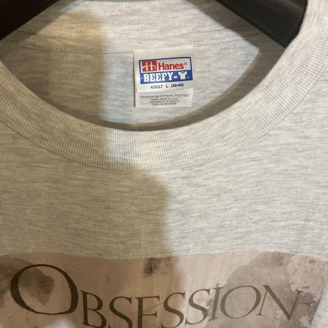 Calvin Klein Obsession Kate Moss T-shirt Pit to pit 20.1 Calvin Klein Obsession Kate Moss T-shirt Pit to pit 20.1