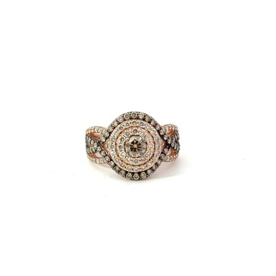 Le Vian Creme Brûlée Ring 14k Rose Gold 1.62ctw Diamonds Sz 6.25 | eBay