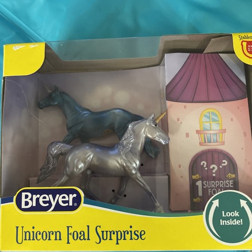 Breyer Stablemates #5521 Unicorn Foal Surprise Set Enchanted Family ...