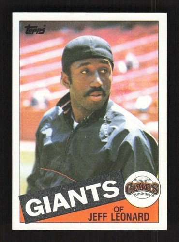 1985 Topps Baseball Jeff Leonard #619 San Francisco Giants | eBay