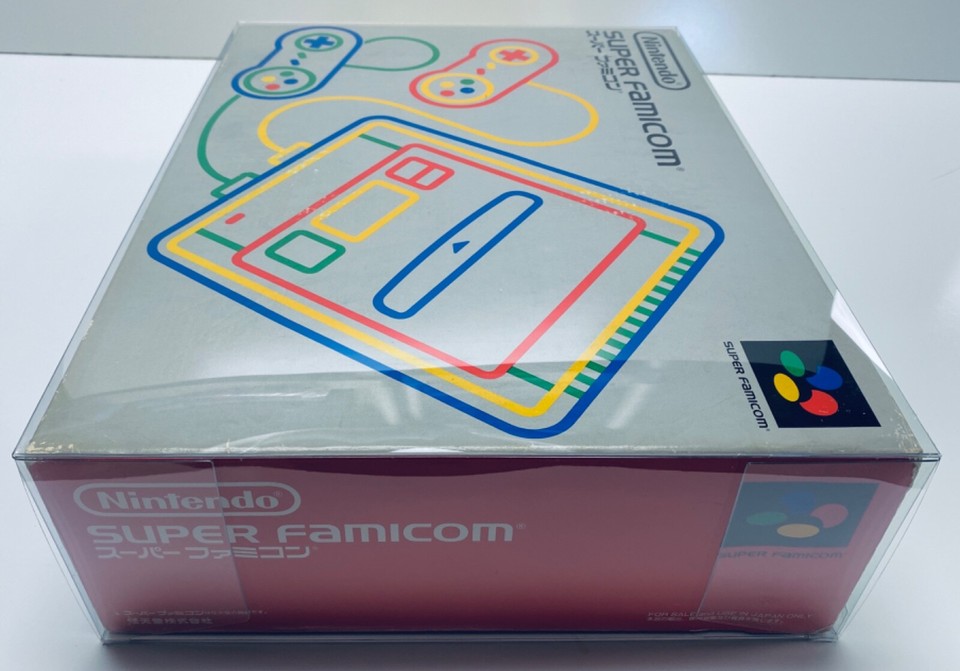 1 Console Box Protector For SUPER FAMICOM Console boxes. Clear Display ...