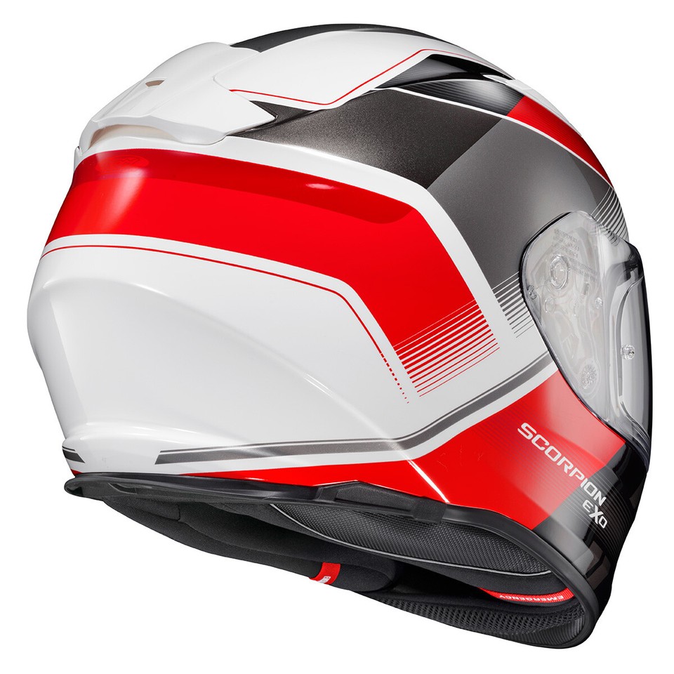 Scorpion EXO Ryzer Full Face Motorcycle Helmet Edge Red XLarge | eBay