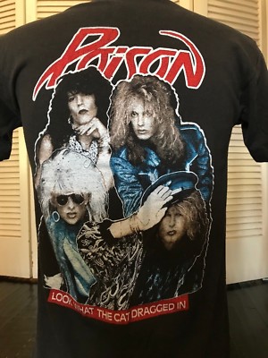 Rare Vintage 1987 Ratt Poison Tour Shirt Size Medium Rock Metal | eBay