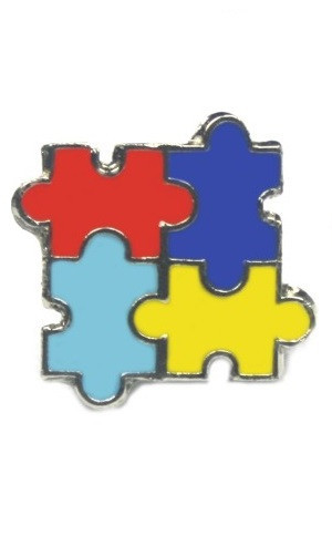 AUTISM AWARENESS LAPEL PINS Gifts Puzzle Pieces Ribbons Prizes ASD ...