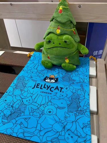 Jellycat Christmas Tree Ricky Rain Frog plush doll With Tag+ Dust Bag ...