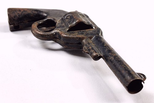 Vintage Toy Clicker Noise Gun WYANDOTTE Pressed Steel Antique Pistol ...