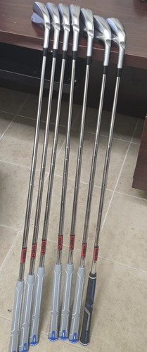 PING i530 Iron Set Blue Dot 5-PW, UW Kbs REGULAR SHAFT New Grips Blue ...