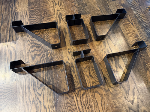 Floyd Bed Hardware Bed Rail Brackets With Straps for Bed Frame Twin ...