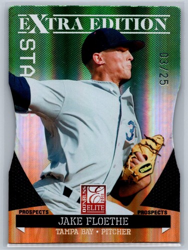 Jake Floethe 2011 Donruss Elite Extra Edition Emerald Status Die Cut ...