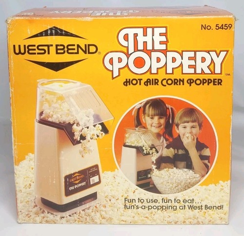 West Bend The Poppery 5459 Hot Air Popcorn Popper Vintage Kitchen | eBay