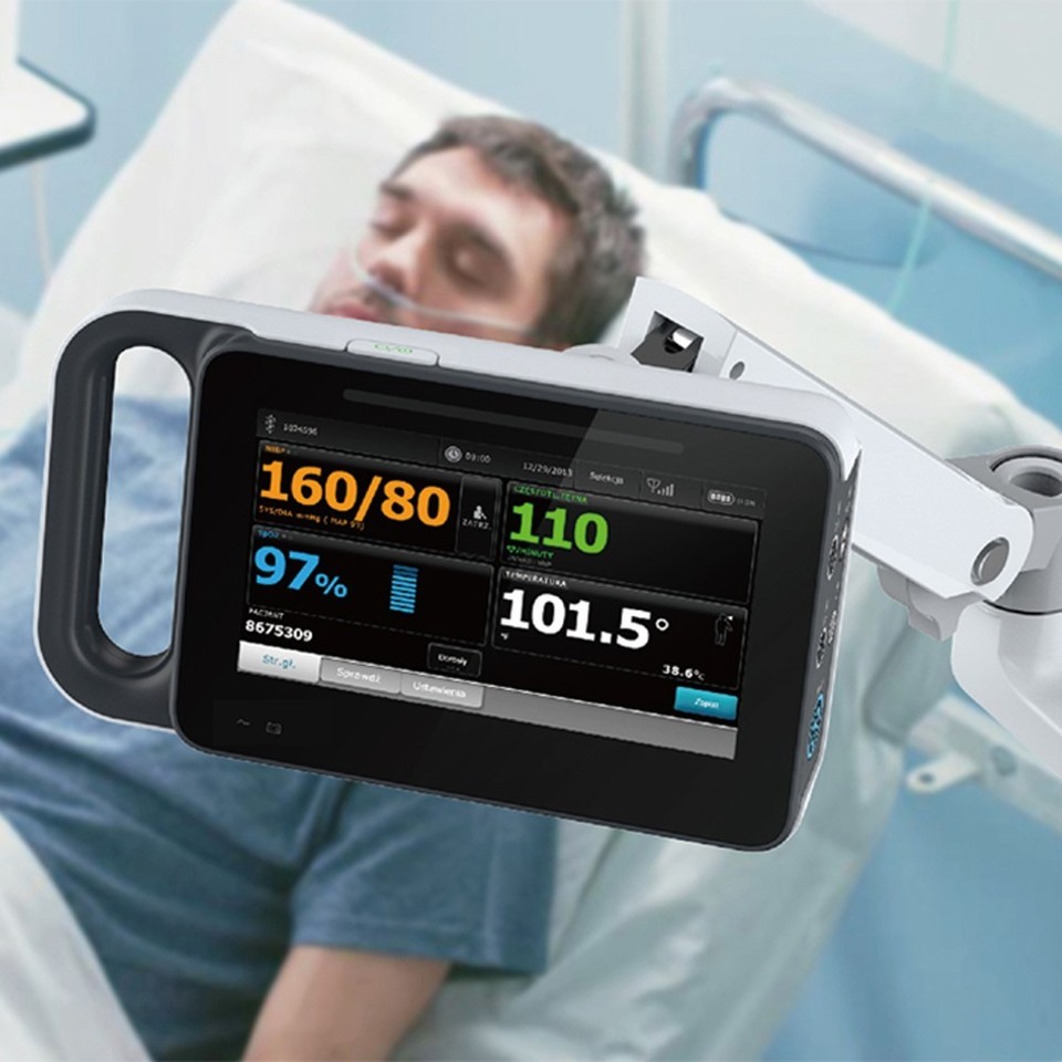 7in Touch Screen Patient Monitor - Portable Multi-Parameter Vital Signs ...