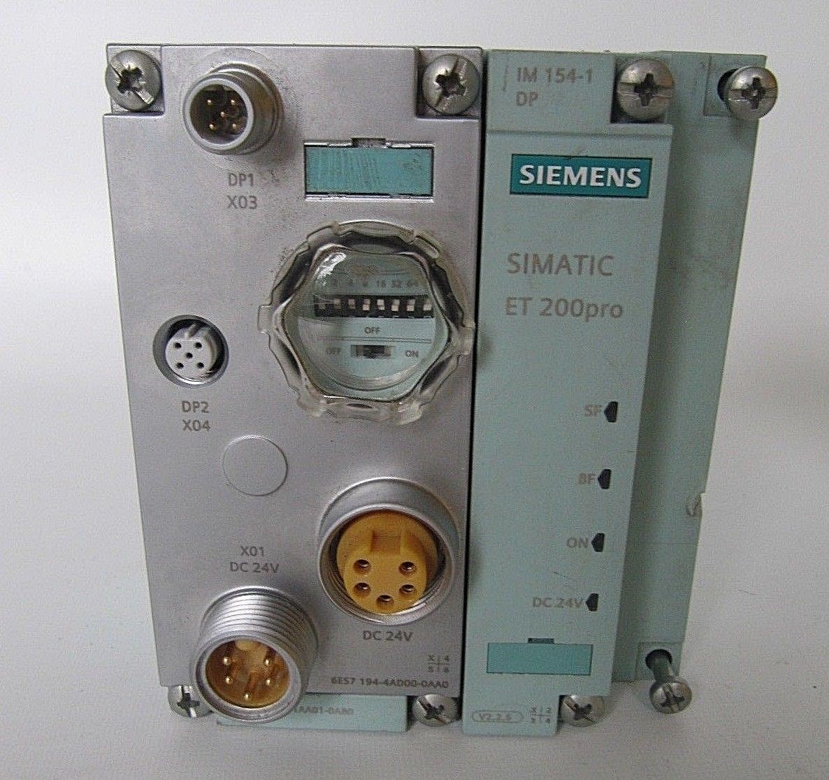 Siemens SIMATIC ET200Pro IM154-1 DP Profibus Module 6ES7 194-4AD00-0AA0 ...
