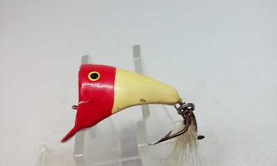 Vtg WEBER W-1 Popper Red Head 1" Topwater/Surface Ultra lt Fly rod ...