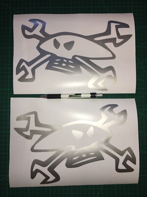 Skeletons & Skulls Gold Car & Truck Decals/Stickers X2) Guy Martin ...