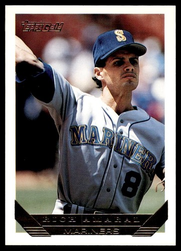 1993 Topps Gold Rich Amaral Seattle Mariners #431 | eBay