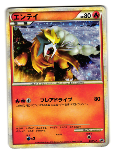 ENTEI 059/L-P PERFECT SET PROMO JAPANESE POKEMON TCG | eBay