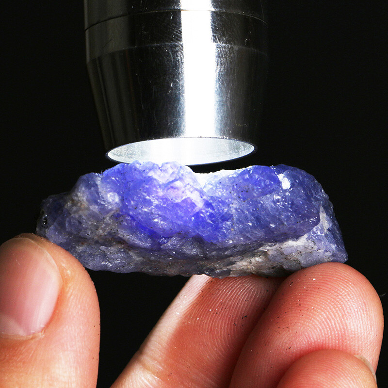 87.9Ct Natural Rare Huge Blue Tanzanite Gem Crystal Facet Rough ...