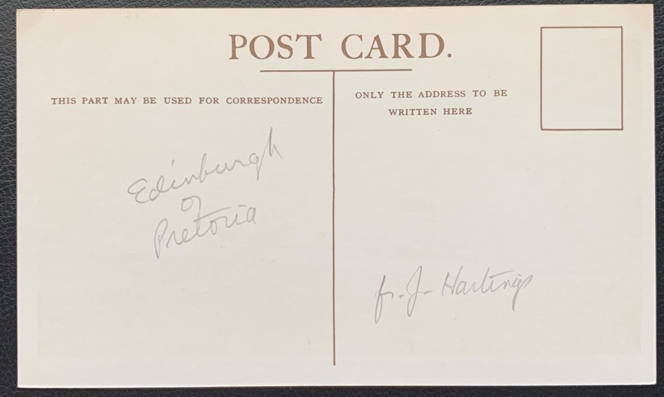 UNION CASTLE ROYAL MAIL STEAMER EDINBURGH CASTLE SEPIA TONE POSTCARD ...