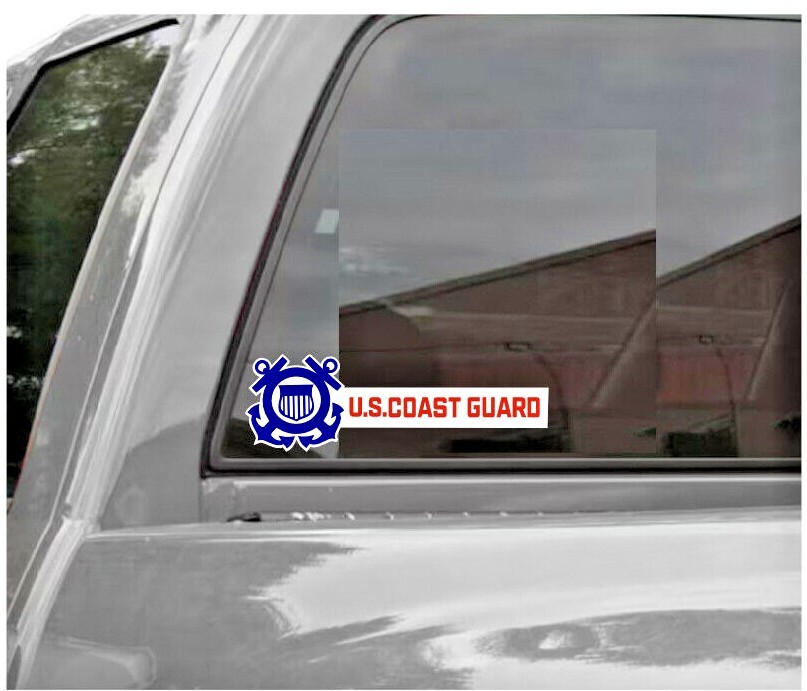UNITED STATES COAST GUARD EMBLEM VINYL DECAL STICKER USCG | eBay