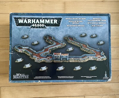 Warhammer 40k - Wall of Martyrs Imperial Defence Network Terrain Rare ...
