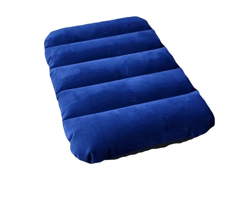 Camping Pillow Inflatable Travel Pillow Head Rest Cushion Rectangle ...