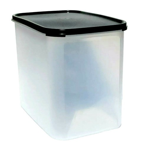 Tupperware Modular Mate Rectangle #4 8.7L Black Lid Large Pantry ...