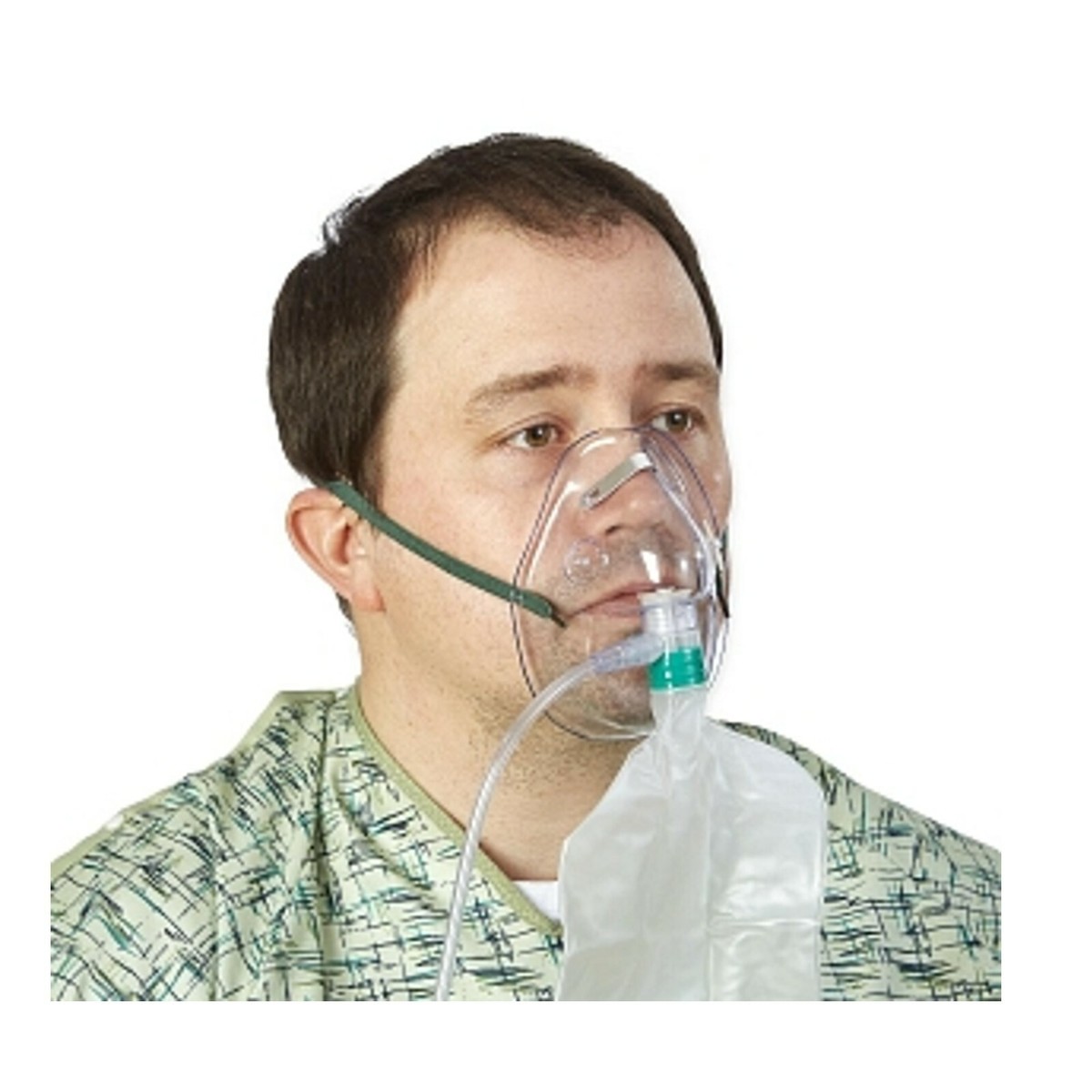 Person With Oxygen Mask