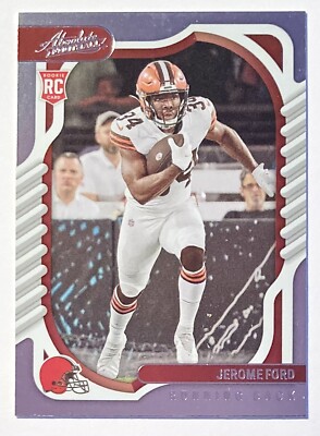 2022 Panini Absolute Football Browns Jerome Ford Rookie Card #171 | eBay