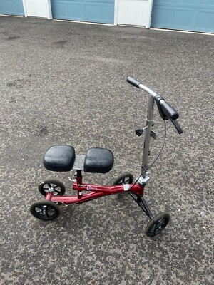 Roscoe Knee Scooter with Basket Height Adjustable Knee Crutch Medical ...