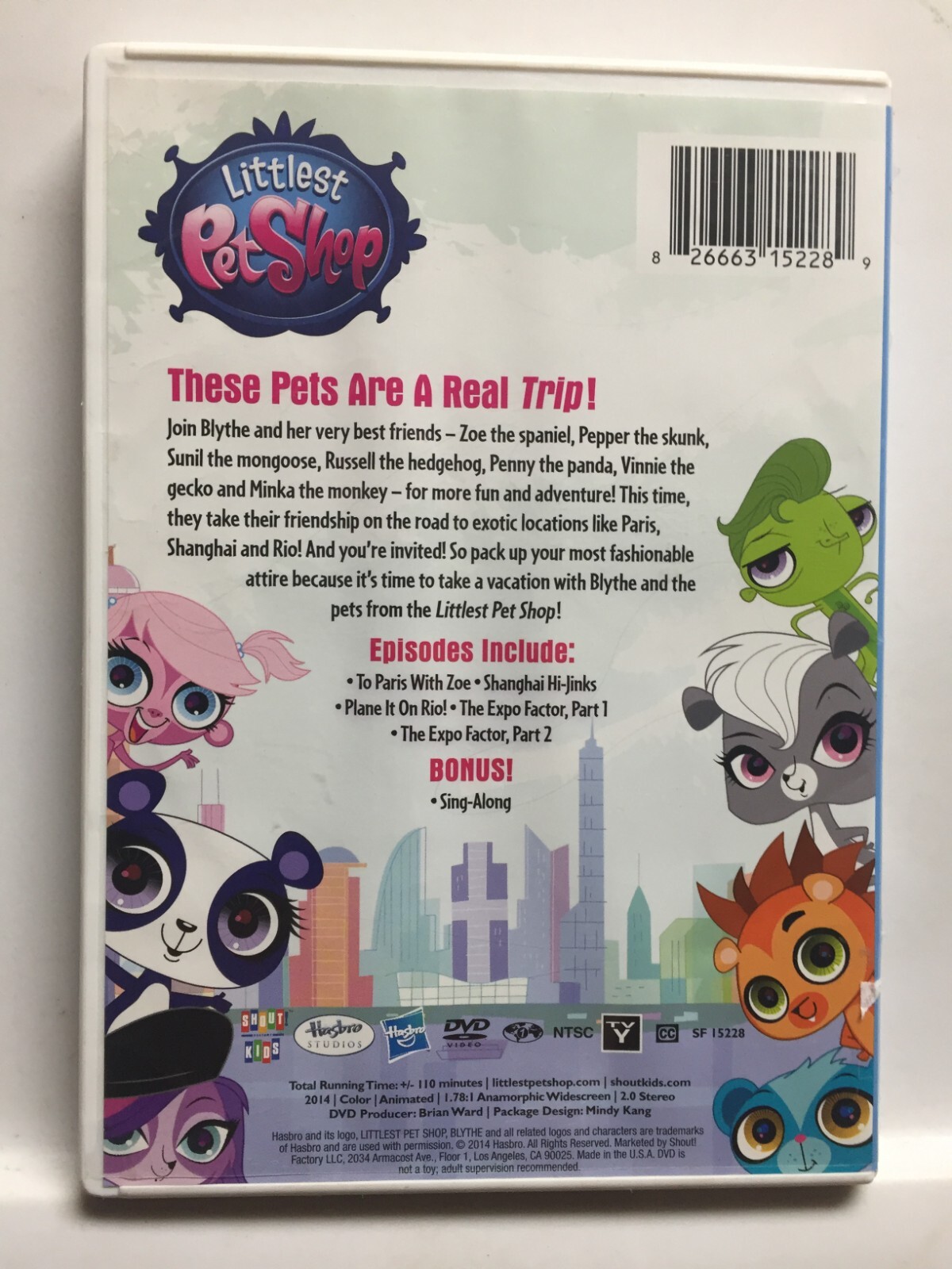 Littlest Pet Shop - Passport to Fashion (DVD,2014,Widescreen) Great ...