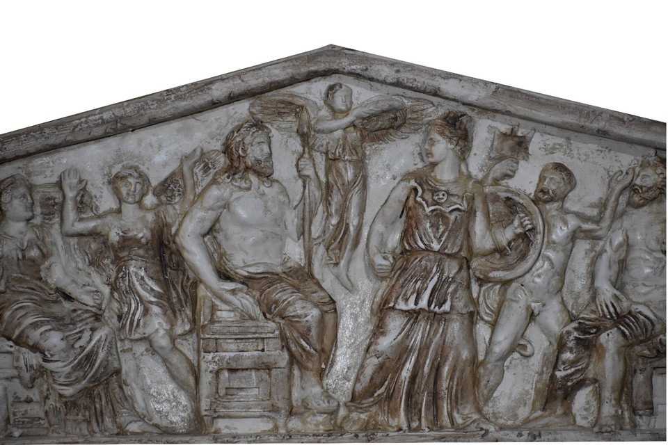 Bas relief Pediment Parthenon Acropolis Athens Cast Stone Greek ...