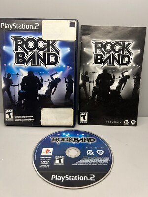 Rock Band PS2 COMPLETE Manual Sony Playstation 2 | eBay