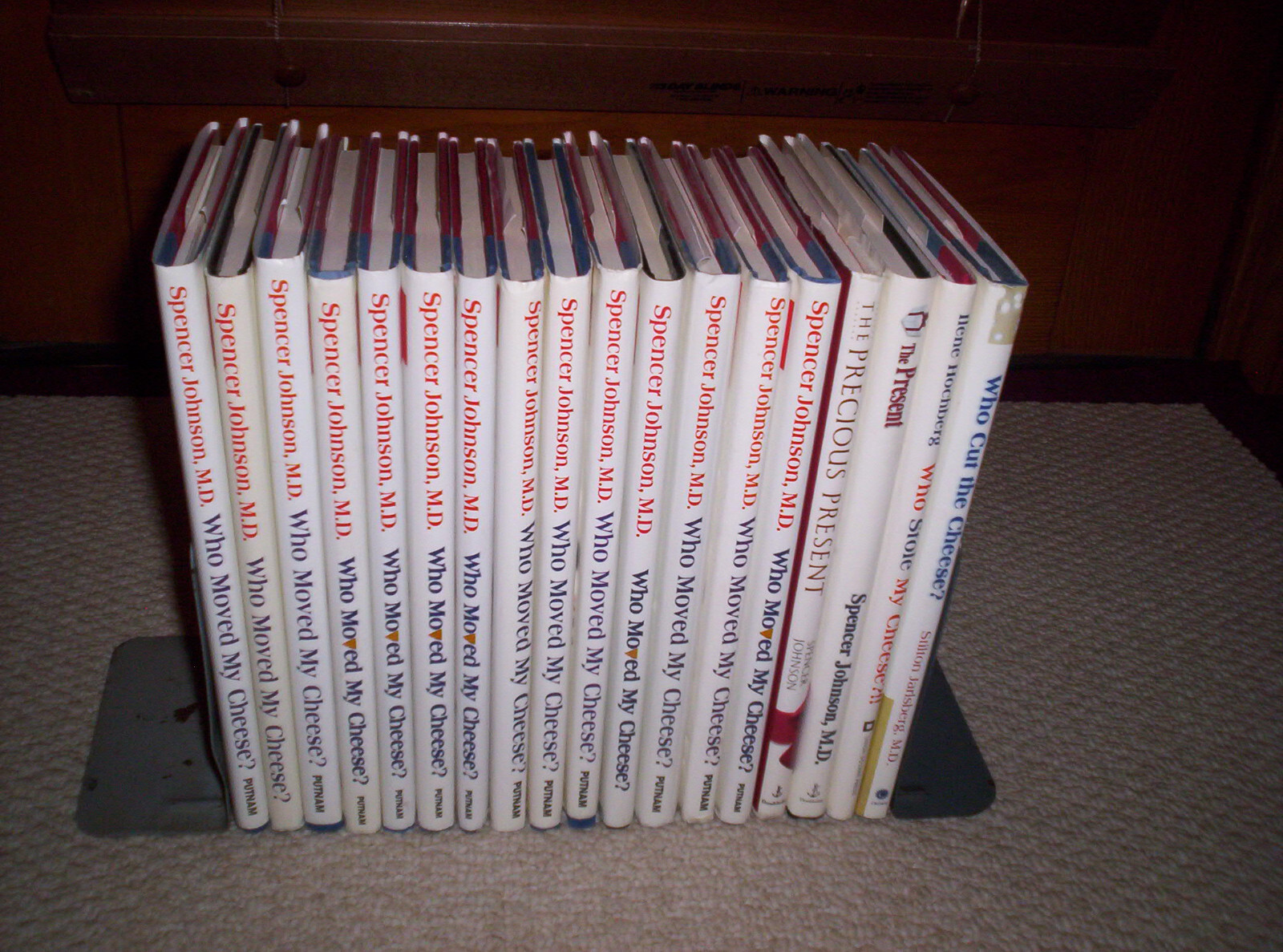 LOT of 18 WHO MOVED MY CHEESE?--WHO CUT THE CHEESE--WHO STOLE MY CHEESE ...