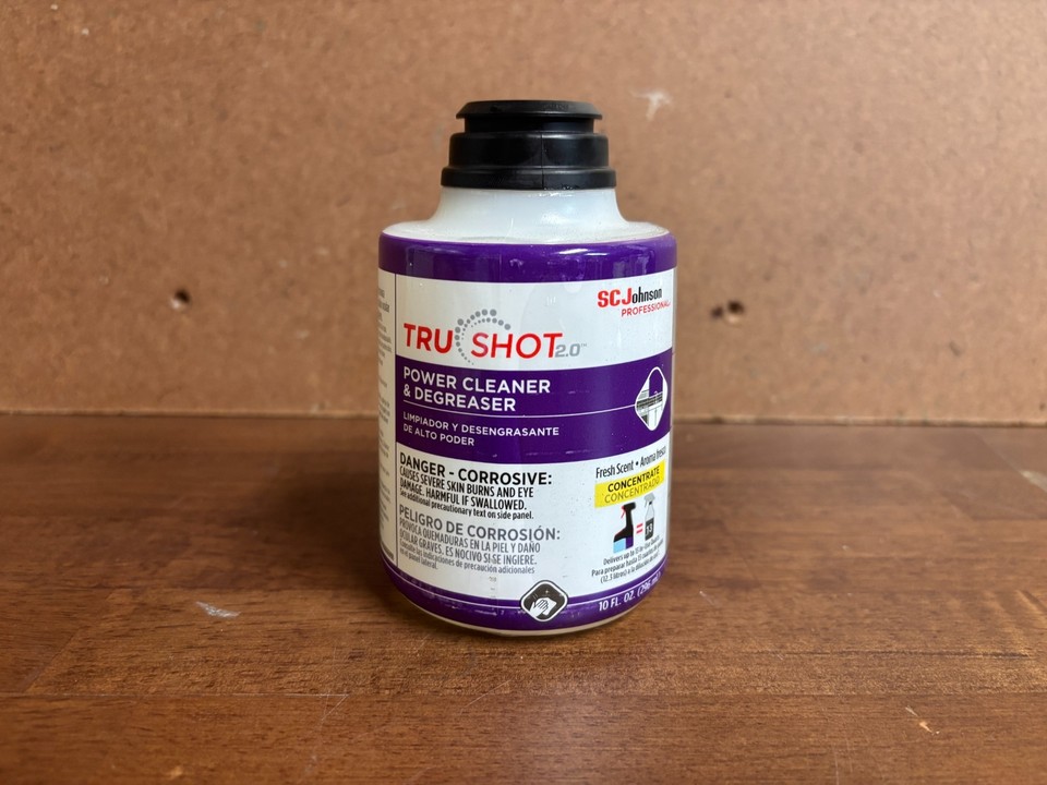 Sc Johnson Trushot 2.0 Power Cleaner & Degreaser, Clean Fresh Scent, 10 ...