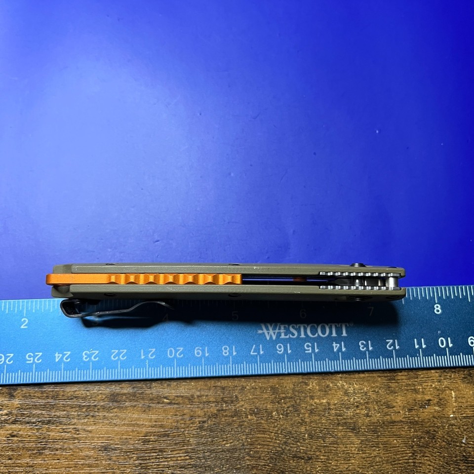 Benchmade Taggedout Folding Knife 15536 OD Green G10 Handle CPM-S45VN ...