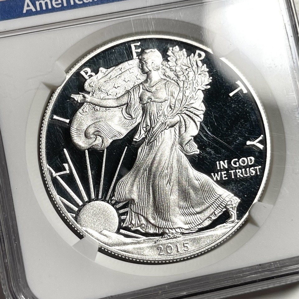2015-W American Silver Eagle $1 NGC PF69 Ultra Cameo First Releases ...
