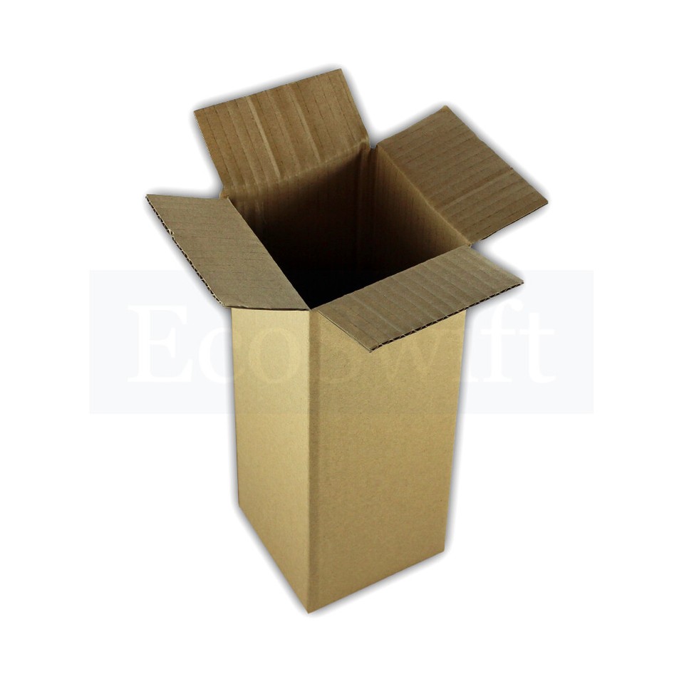 1-100 4x4x12 EcoSwift Cardboard Packing Mailing Shipping Corrugated Box ...