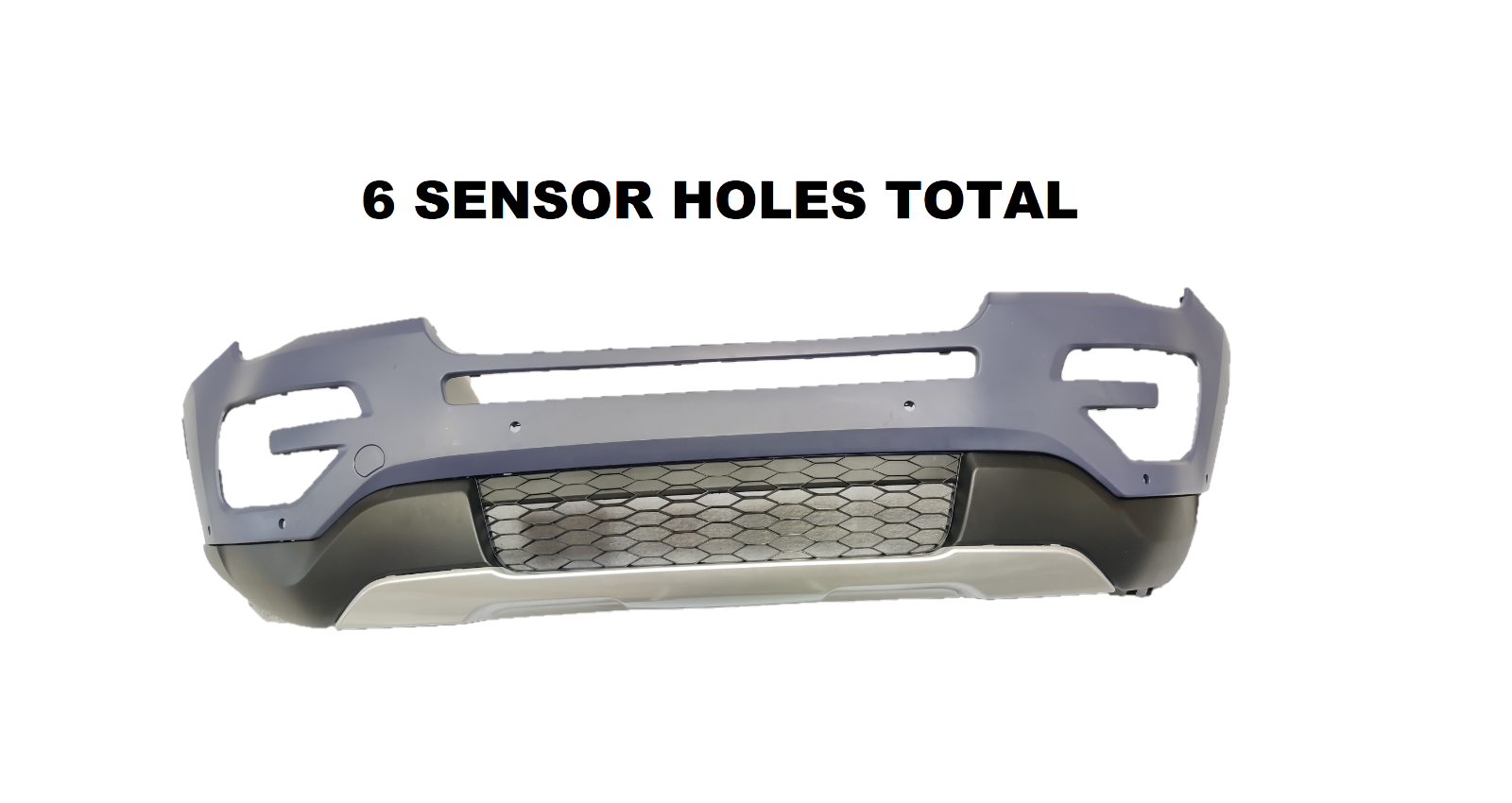 FOR 2016 2017 FORD EXPLORER FRONT BUMPER UPPER & LOWER with SENSORS 6 ...