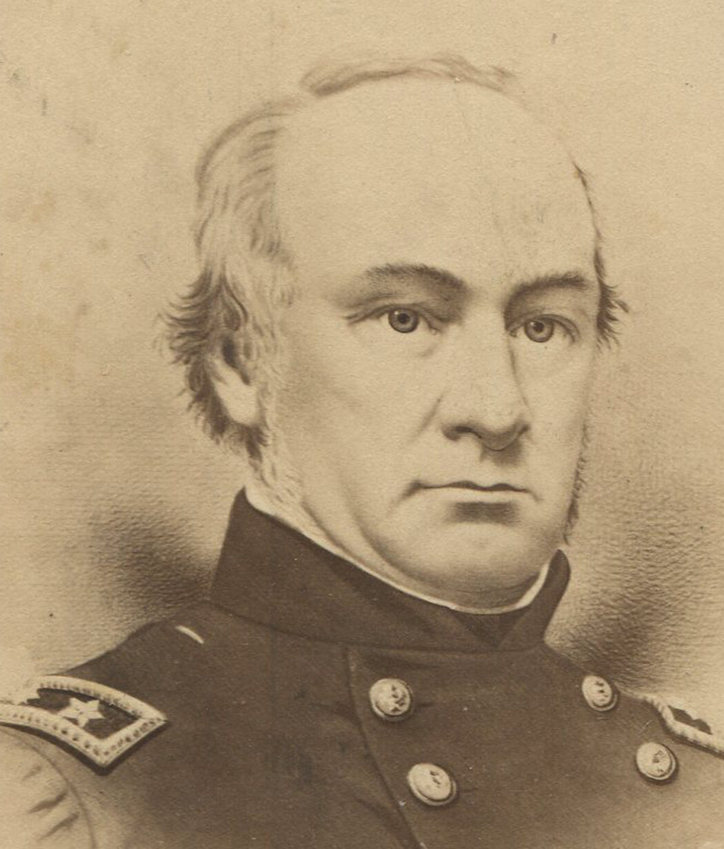 CIVIL WAR GEN. HENRY HALLECK. CABINET CARD BY BRADLEY, SAN FRANCISCO ...