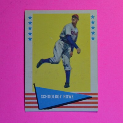 1961 Fleer Greats Baseball #73 Schoolboy Rowe, High Grade NM | eBay