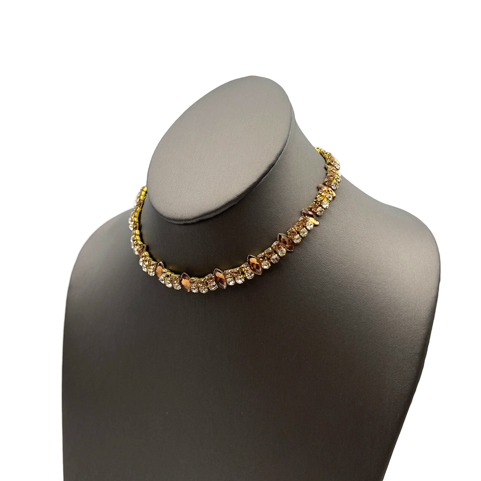 Christina Collection Gold Tone Champagne And Clear Rh… - Gem