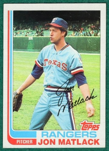 Jon Matlack - 1982 Topps #239 - Texas Rangers Baseball Card | eBay