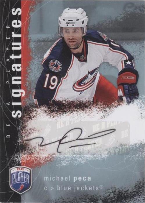 2007-08 Upper Deck Be a Player - Signatures Michael Peca #S-MP (AU) for ...