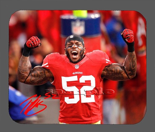 Patrick Willis San Francisco 49ers Facsimile Autographed Mouse Pad Item ...