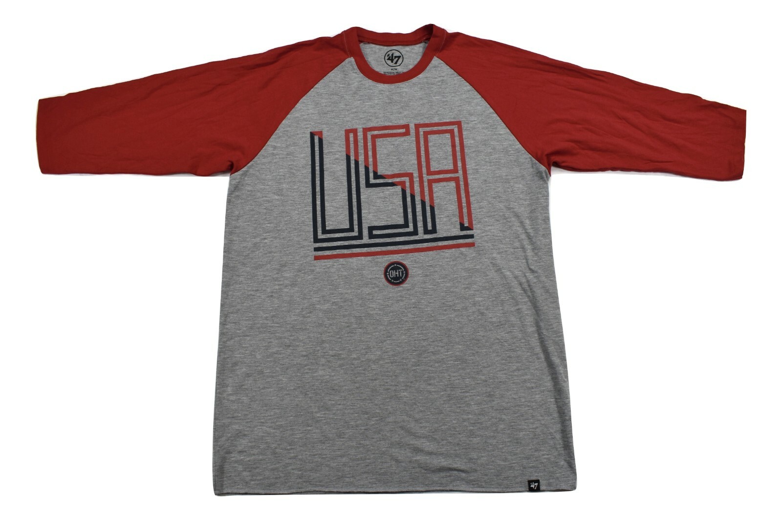'47 Brand Mens USA OHT Raglan Shirt New M | eBay