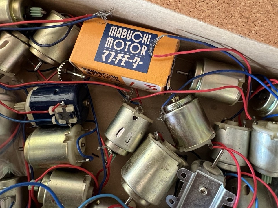 Big Lot of Vintage New old Stock Mabuchi Electric Motors for Models | eBay